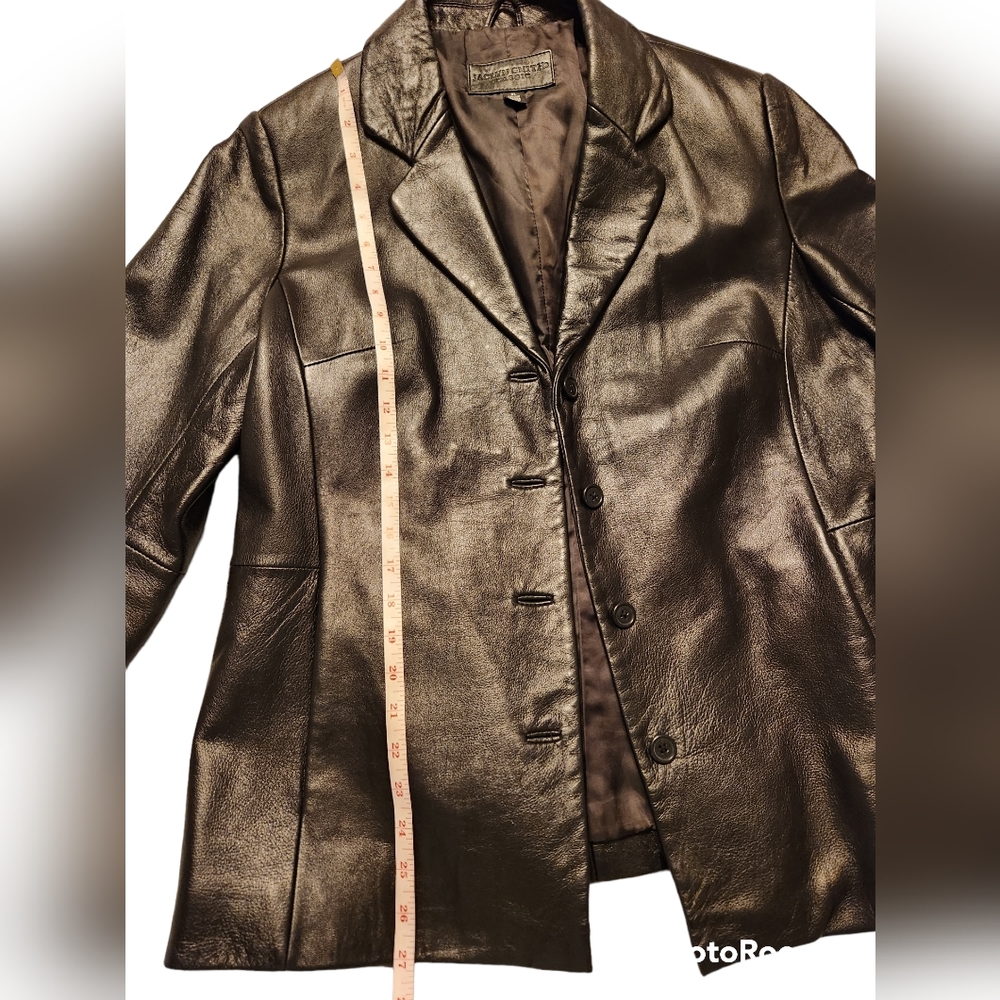 Jaclyn Smith Classic Leather Jacket, Xl - Gem